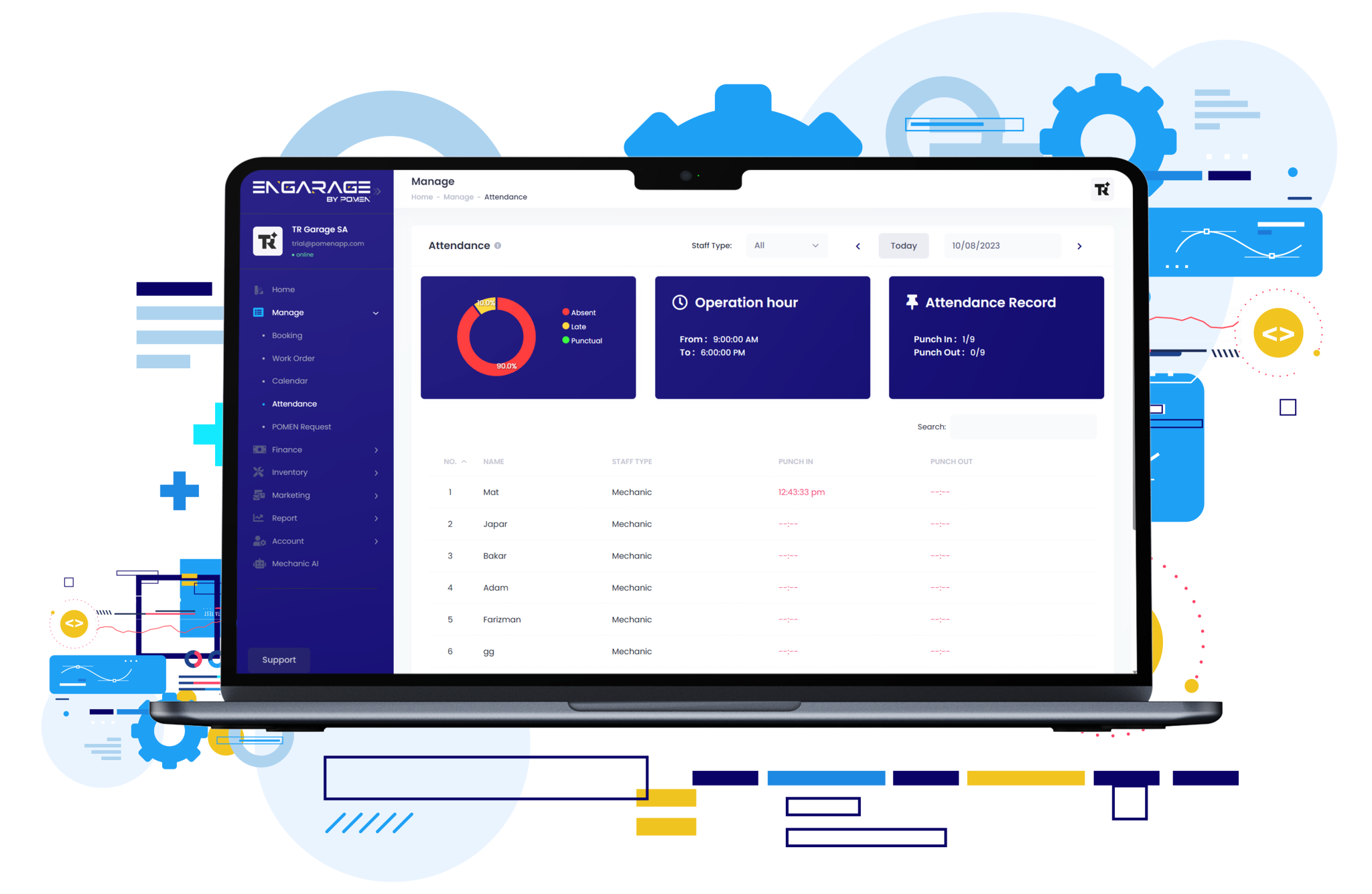 Home - ENGARAGE Next-Gen Workshop Management System CRM for Auto-Repair ...